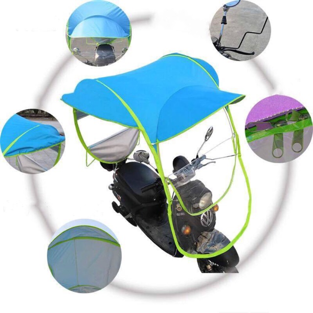 Motorcycle Bike E-Bike Canopy Umbrella Cover | Shopee Philippines
