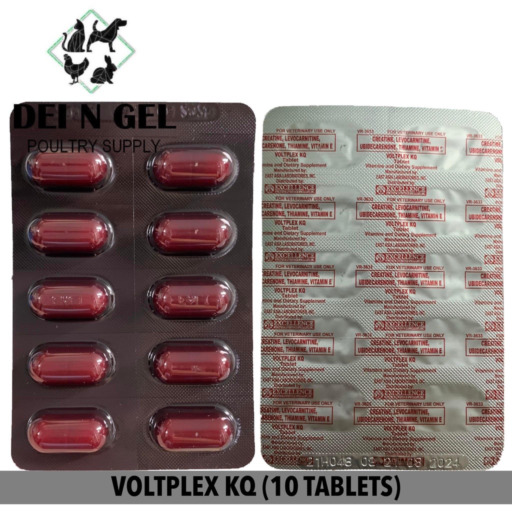 Voltplex KQ for Gamefowl (10 TABLETS) | Shopee Philippines