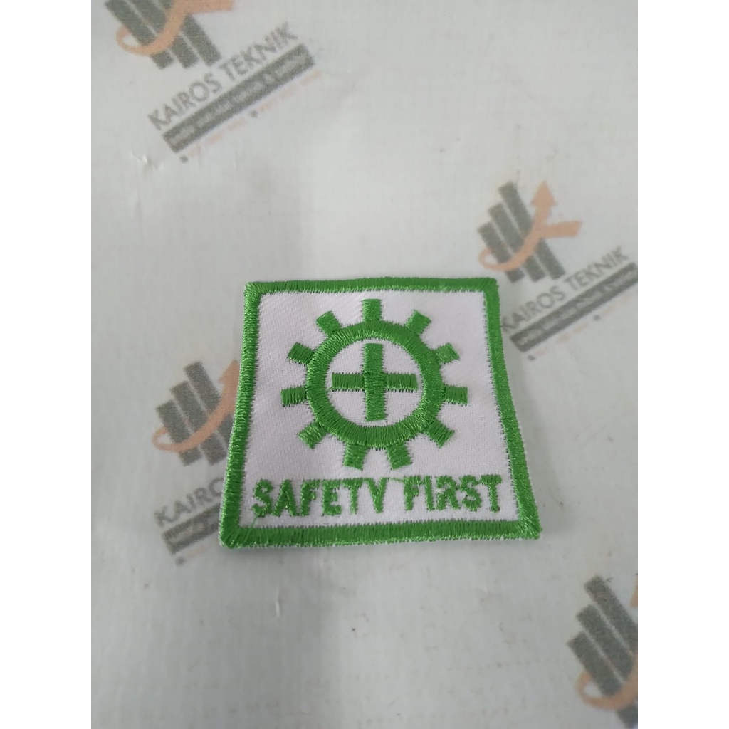 SAFETY FIRST LOGO EMBROIDERY SZ 5X5CM | Shopee Philippines