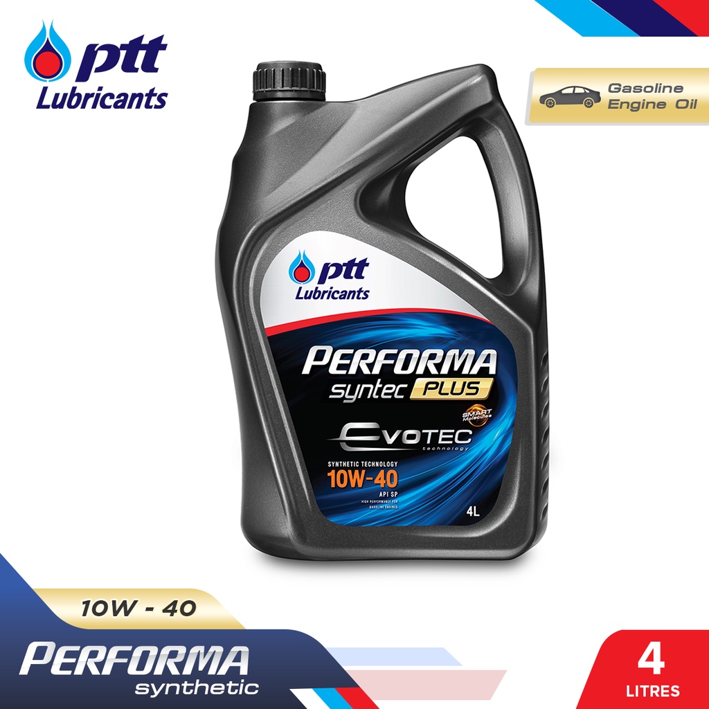 PTT Lubricants Performa Syntec Plus 10W-40 4L with FREE WALL CLOCK | Shopee Philippines