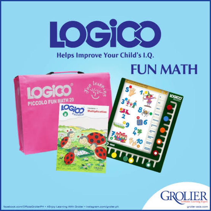 Grolier Logico Fun Math | Shopee Philippines