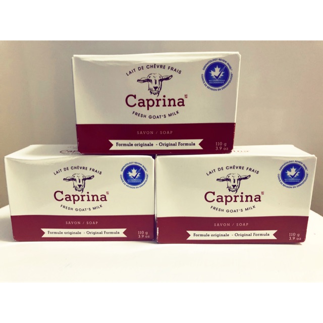 Caprina Fresh Goat’s Milk Soap 3 bar / set made in canada / 110 gram ...