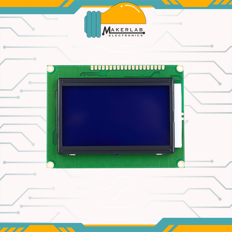 128x64 LCD Display White on Blue | Shopee Philippines