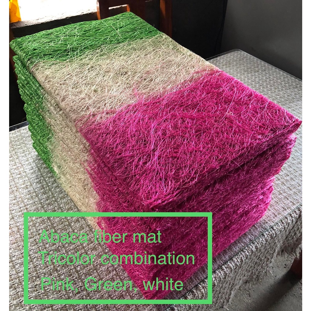 Tricolor Abaca Fiber Mat Abaca Scrunch 19 inches x 5 yards for flower ...