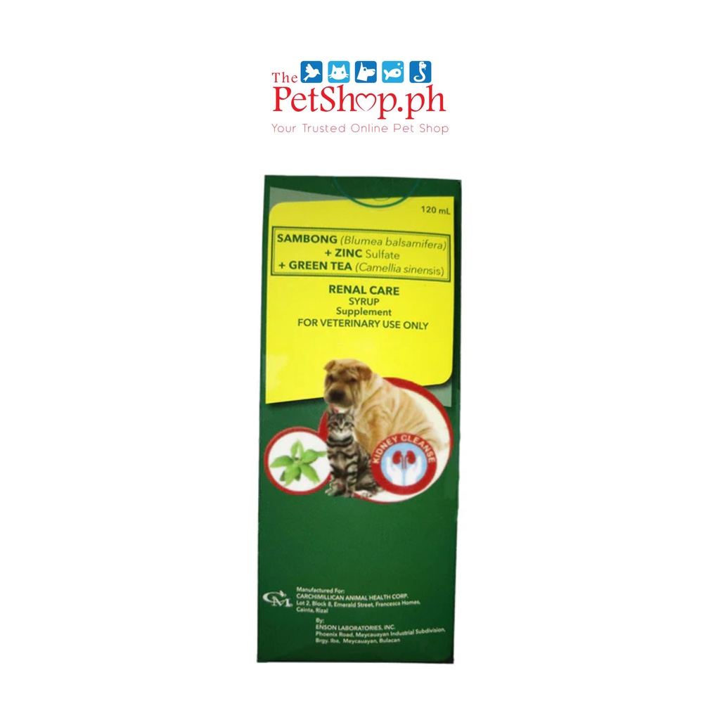 Renal Care Syrup (SAMBONG+ZINC SULFATE+GREEN TEA) 120ml | Shopee ...