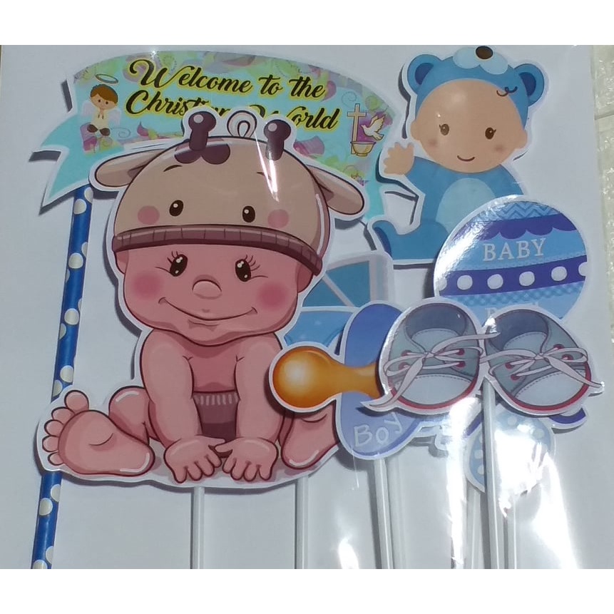Boy Baptismal cake topper for cake Decoration | Shopee Philippines Boy Baptismal cake topper for cake Decoration | Shopee Philippines