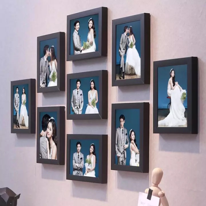 9Pcs 7 inch Picture Frames for Wall Photo Set picture frame wall decor ...