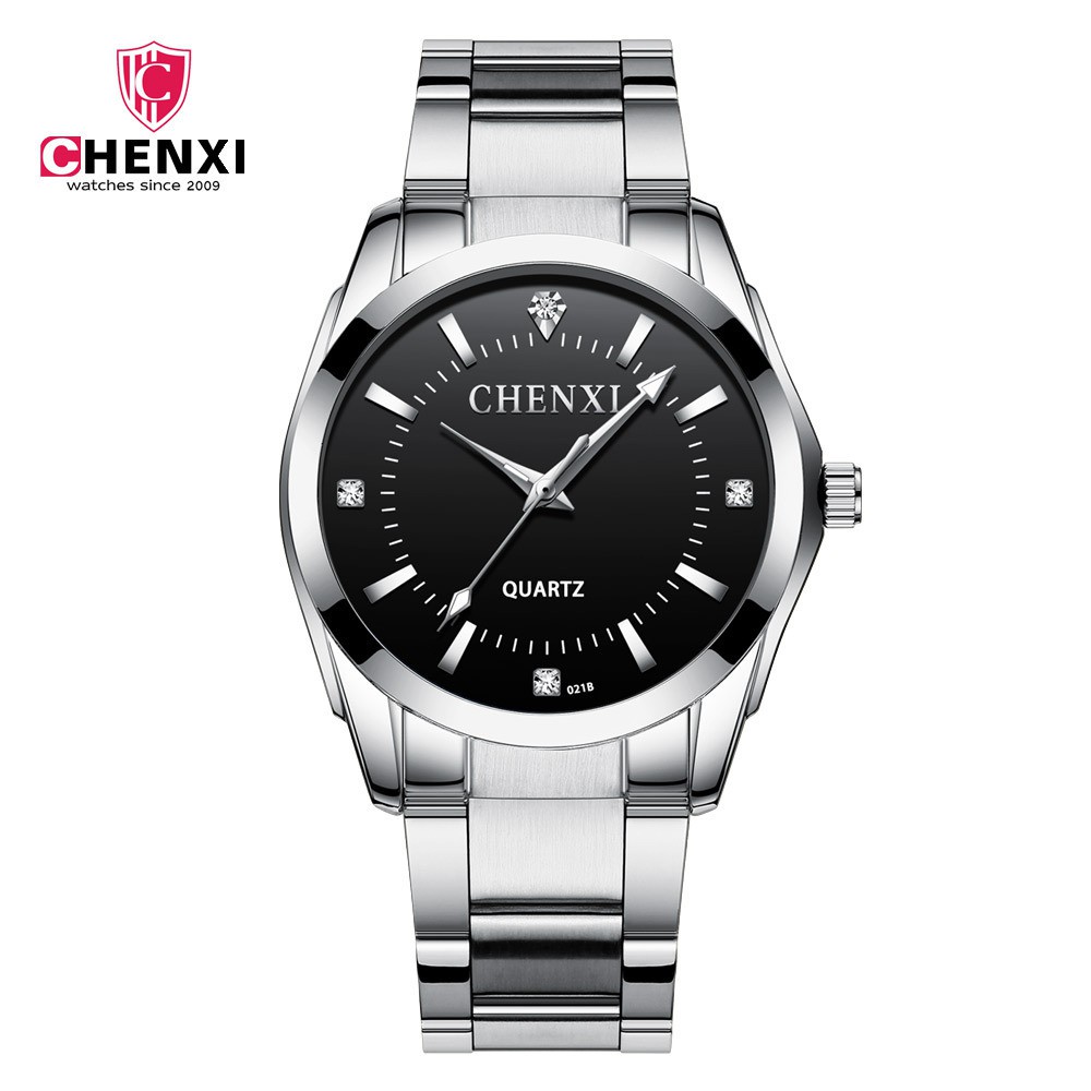 CHENXI CX-021B Brand Men's Stainless Steel Watch Fashion Casual All-match Men's Watch Quartz Men ...