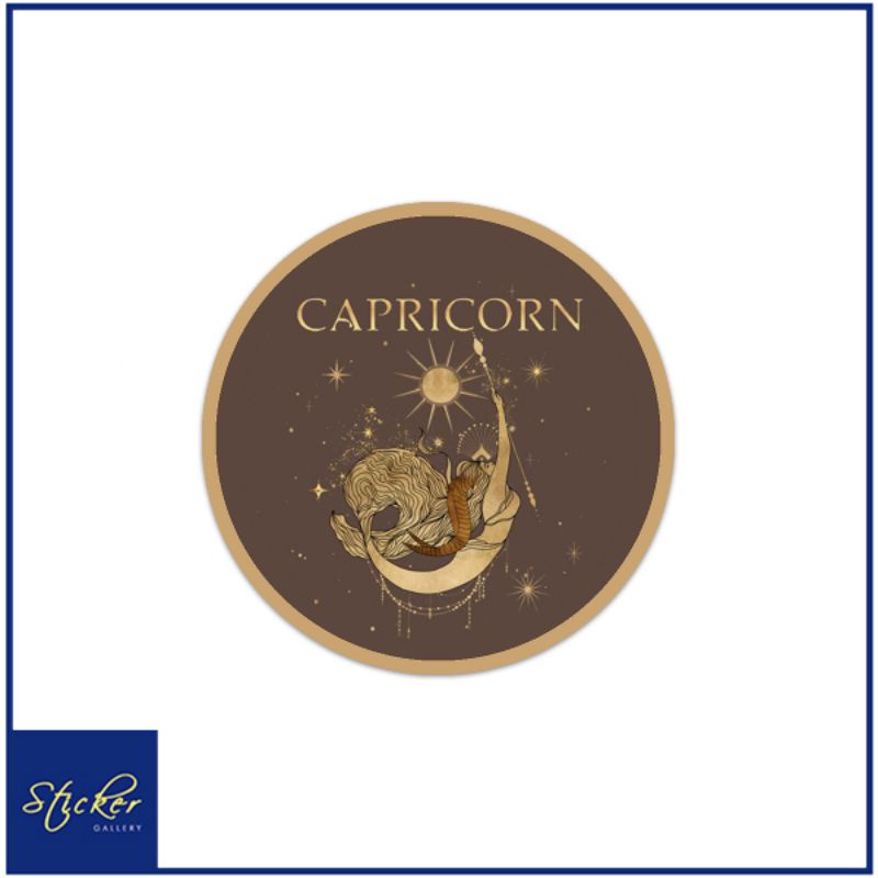 CAPRICORN ZODIAC SIGN Waterproof Sticker for Motorcycle | Shopee ...