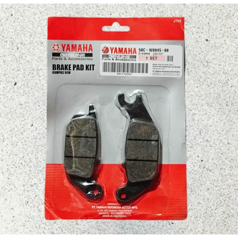BRAKE PAD REAR YAMAHA R15 V2, SNIPER 150, SINPER 135, TFX 150,SUZUKI ...
