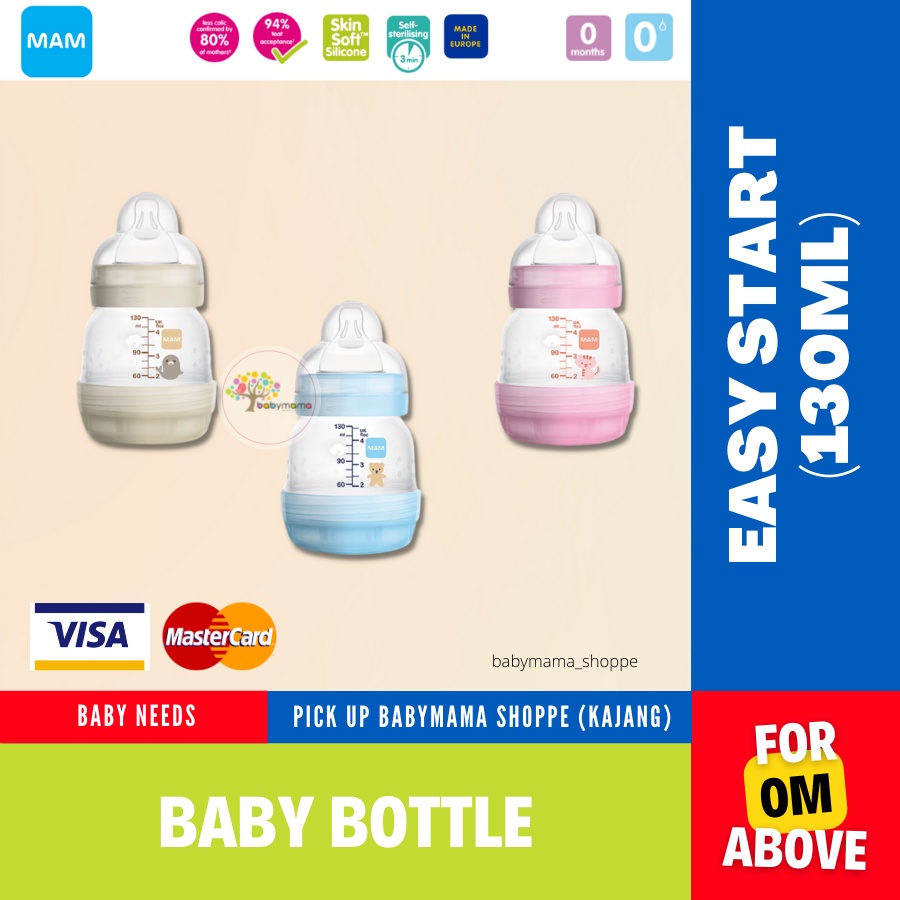 MAM BABY NEEDS EASY START ANTI-COLIC BABY BOTTLE 130ML | Shopee Philippines