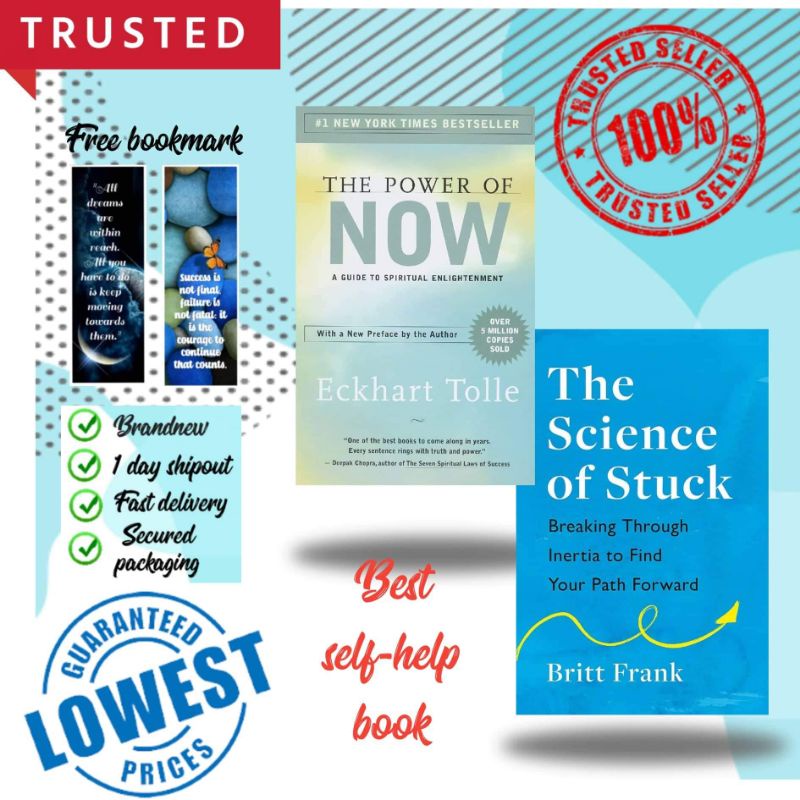 the power of now, the science of stuck, best self-help book( newly ...