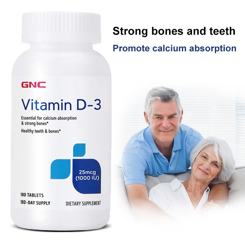 U.S GNC Vitamin D3 tablets help absorb vd3 leakage and supplement ...