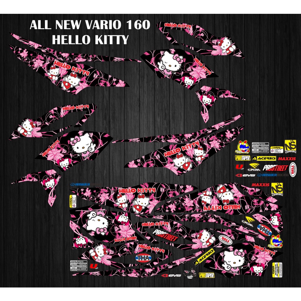 Striping ALL NEW Click 160 HELLO KITTY | Shopee Philippines