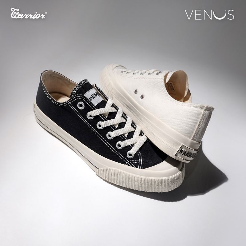 Warrior venus black white low - original Shoes | Shopee Philippines