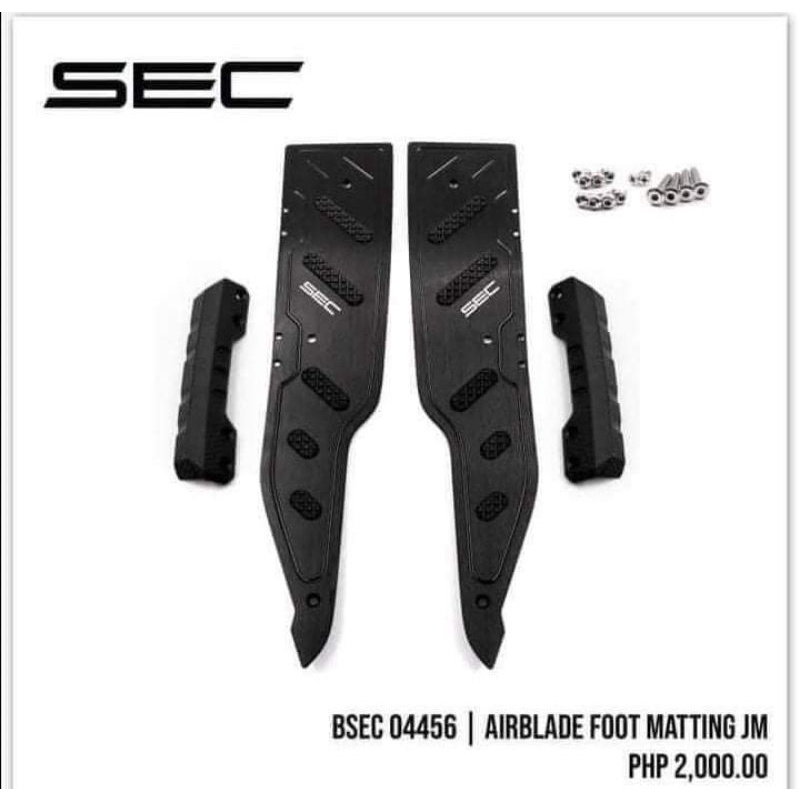 SEC ACCESSORIES FOOT MATTING HONDA AIRBLADE | Shopee Philippines