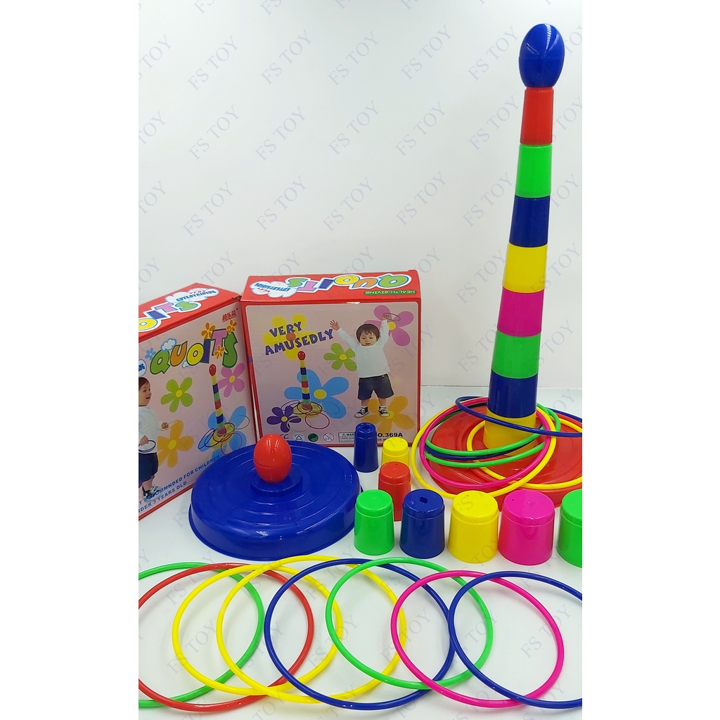 TOY Kids Game Toss Loop Colorful Assembly Assorted Colors Sports ...