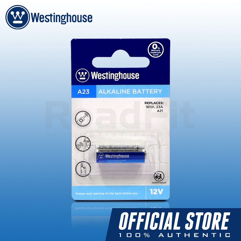 Westinghouse Alkaline Cylindrical Batteries 12V, A23 - 1811A,23A,A21 ...