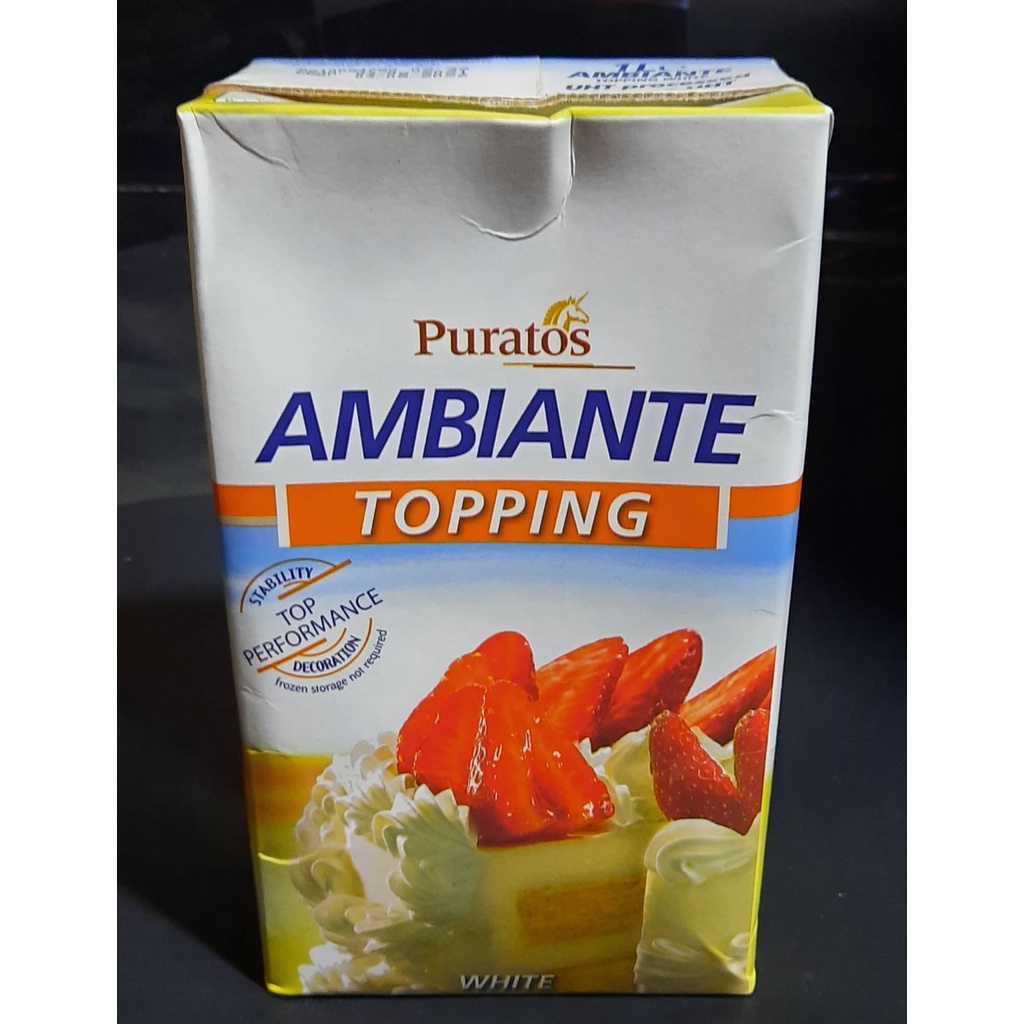 Ambiante Topping Whipping Cream - PURATOS, SALE 50% OFF | Shopee ...