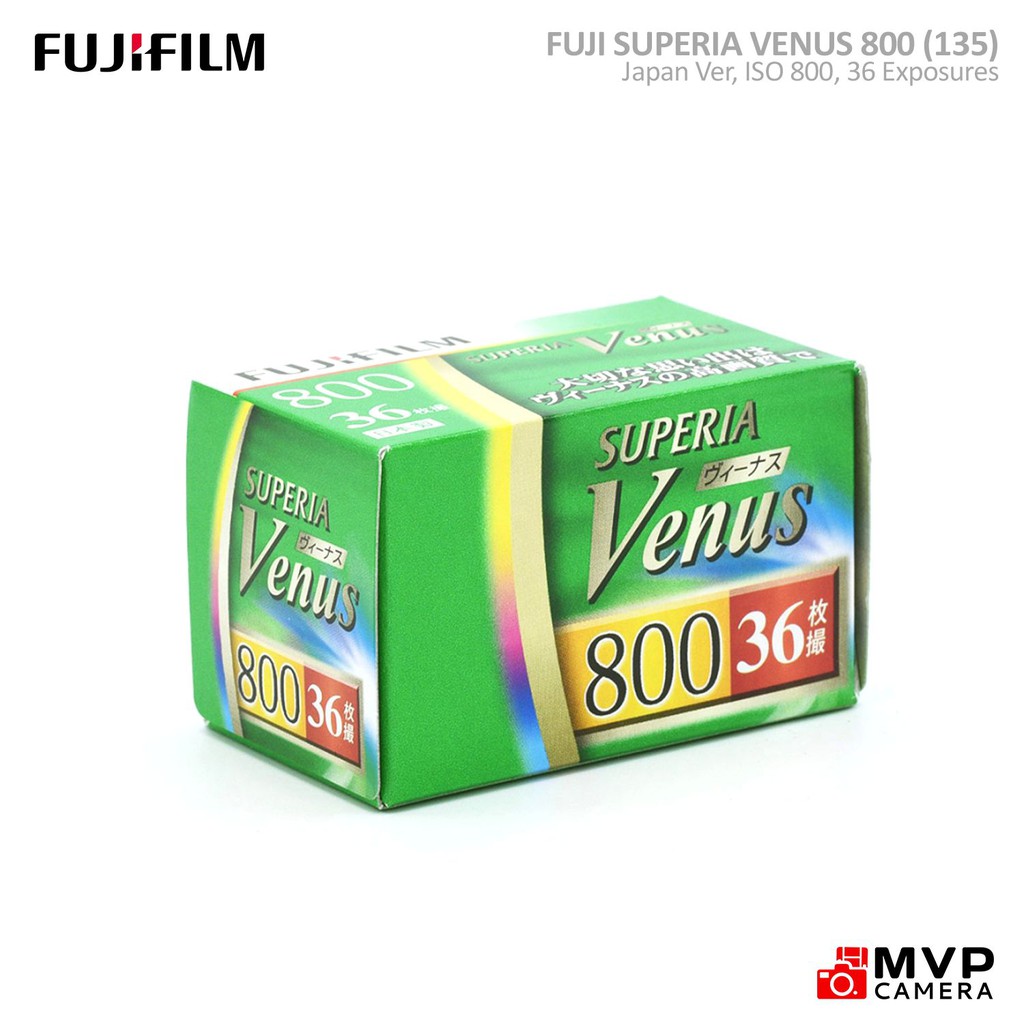 FUJIFILM Superia Venus 800 (1 roll) 135 35mm Negative Film MVP CAMERA ...