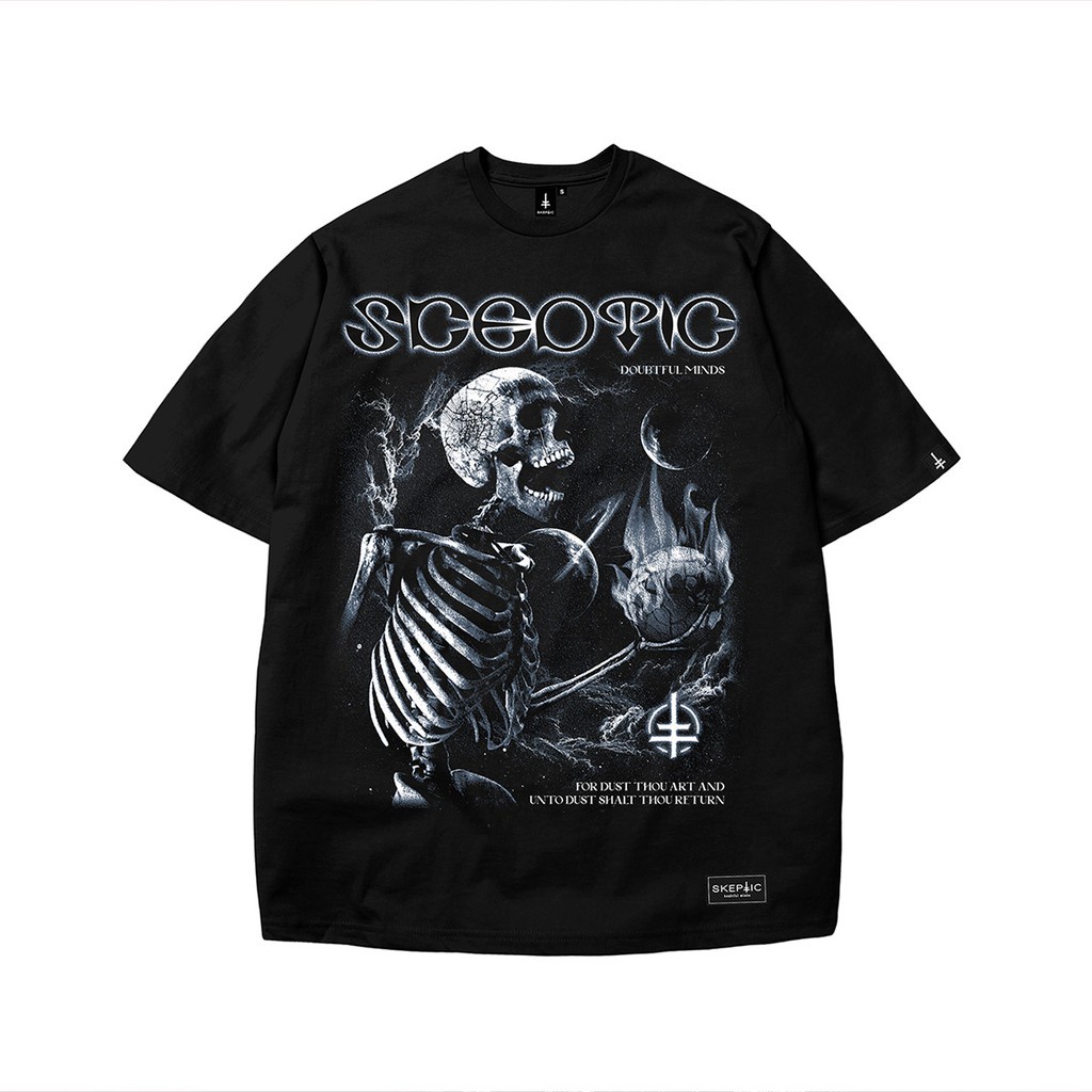 ♡Skeptic: RAPTURE Oversized Black Shirt | Shopee Philippines