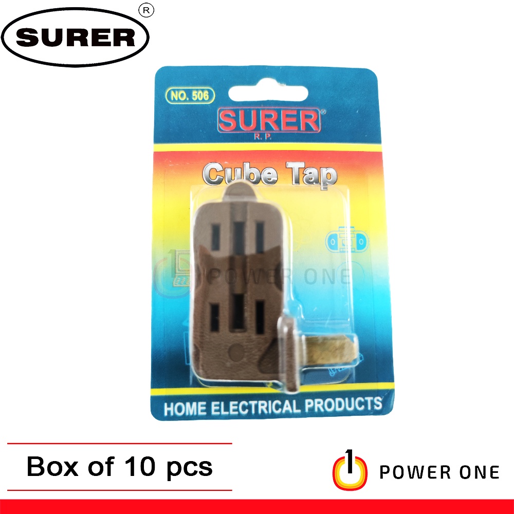 Surer 506 Angled Cube Tap [Box of 10pcs] (500 Series) | Shopee Philippines