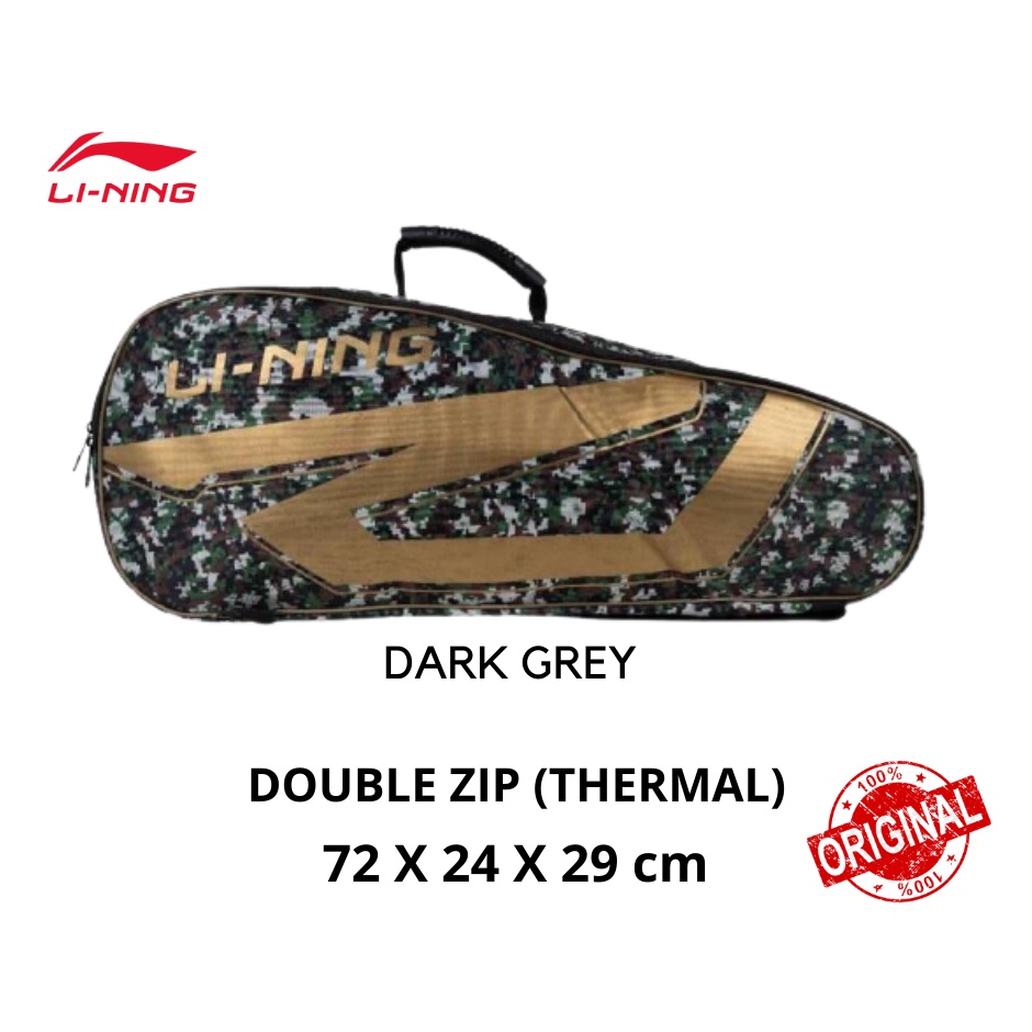 Li-Ning Badminton Racket Bag (Double Zip) | Shopee Philippines