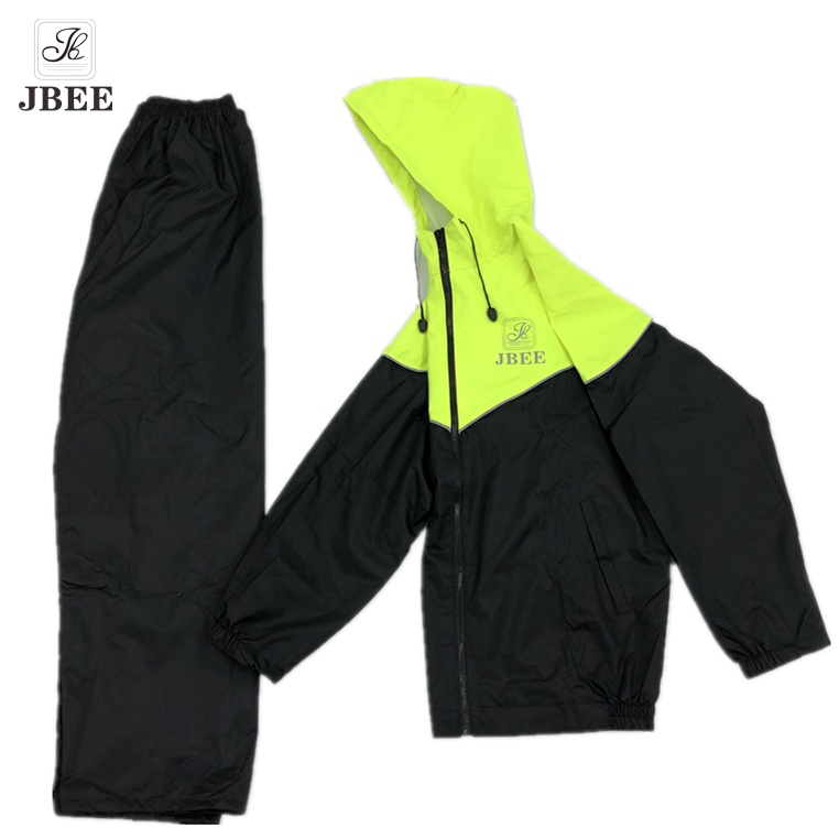 JBEE B-933 Raincoat for Women Jacket Breathable Reflective Hooded ...