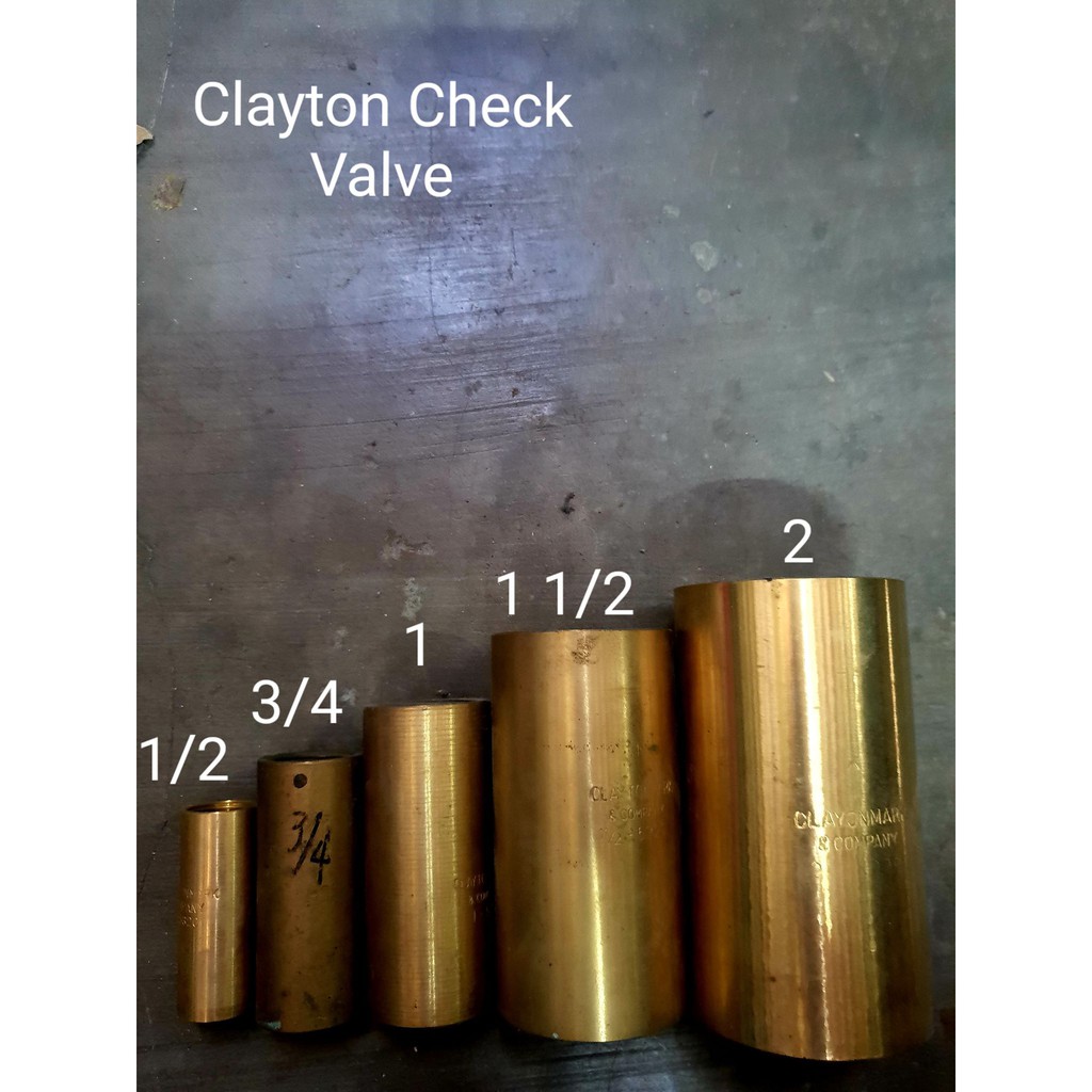 CLAYTON Check Valve 1/2, 3/4, 1, 1 1/2, 2 Taiwan | Shopee Philippines