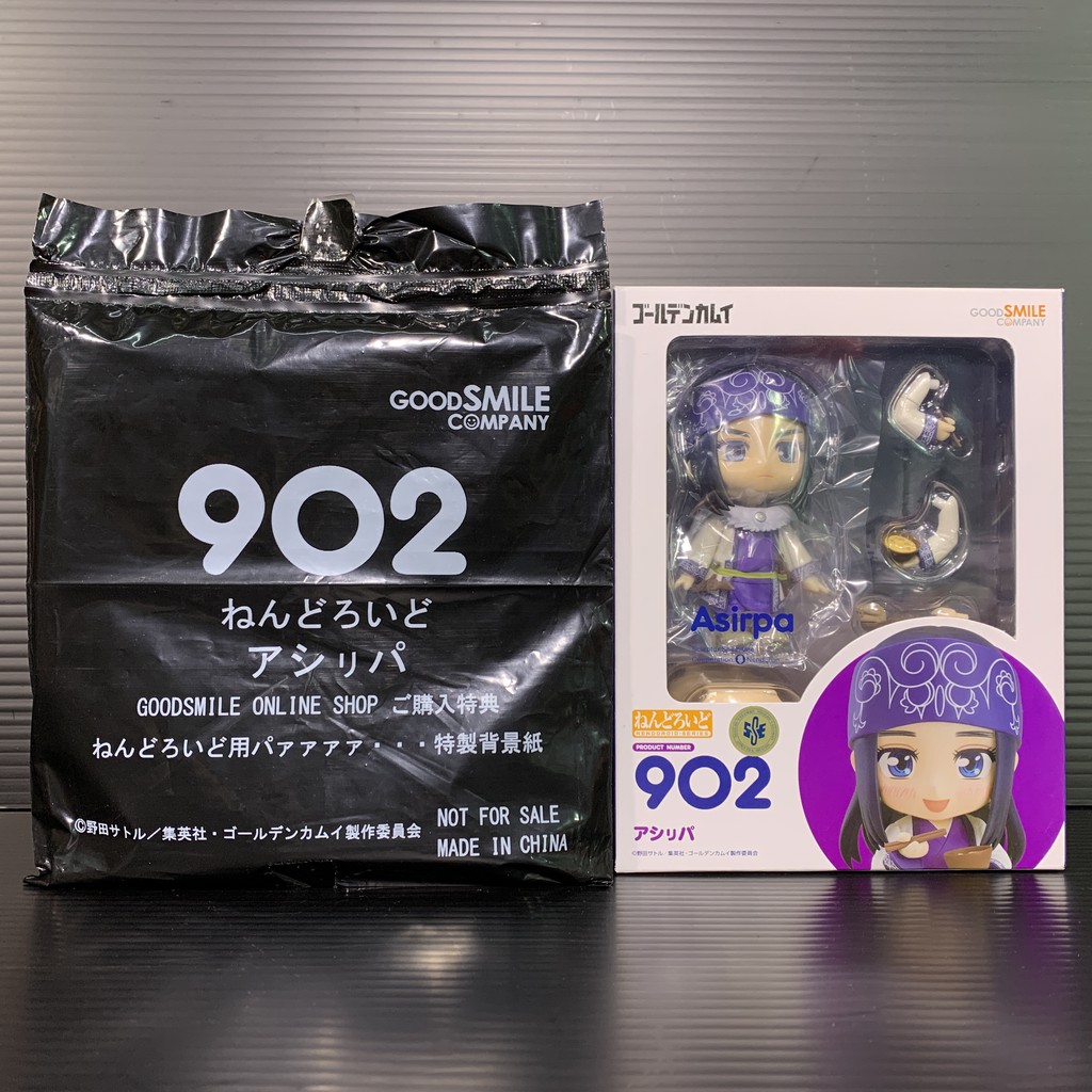 Nendoroid 902 Asirpa [Lot Good Smile Online] w/Bonus (Golden Kamuy ...