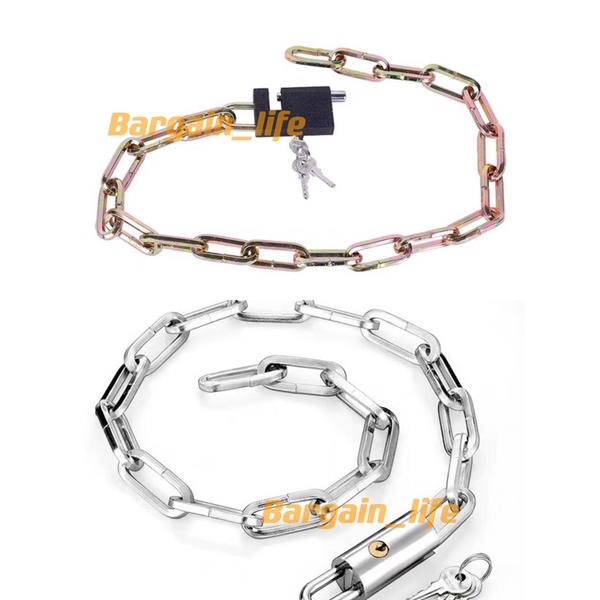 Chain lock for bikes Gates lock with key kadena with lock+ | Shopee ...