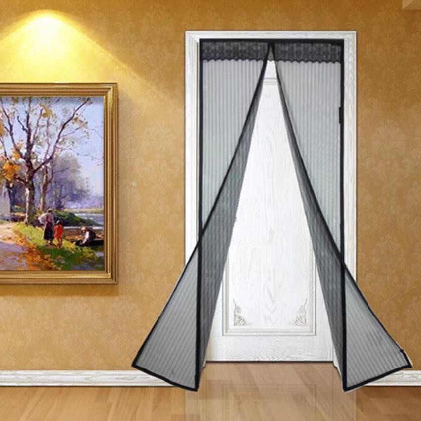 210*90CM Magnetic Screen Door Curtain Anti-Mosquito Net Fly Insect ...