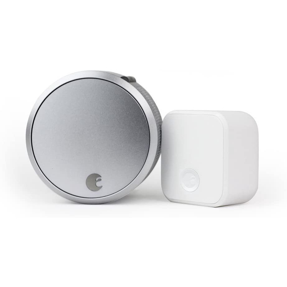 August Smart Lock Pro + Connect Hub, Silver | Shopee Philippines