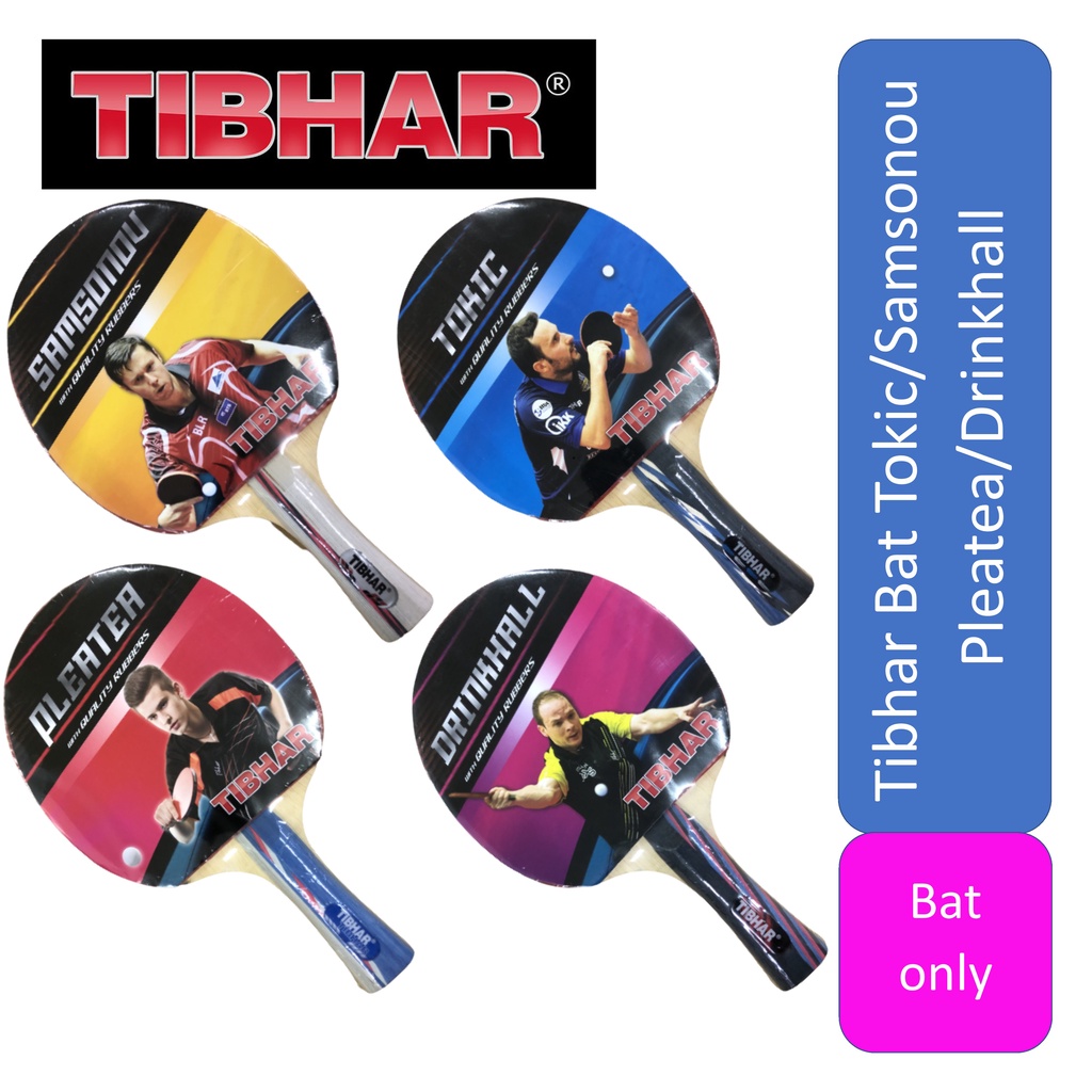 Tibhar Table Tennis Bat Tokic/Drinkhall/Pleatea/Samsonou | Shopee ...