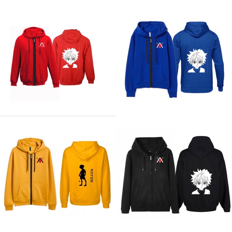 Hunter x Hunter Killua Hoodie jacket with zipper | Shopee Philippines