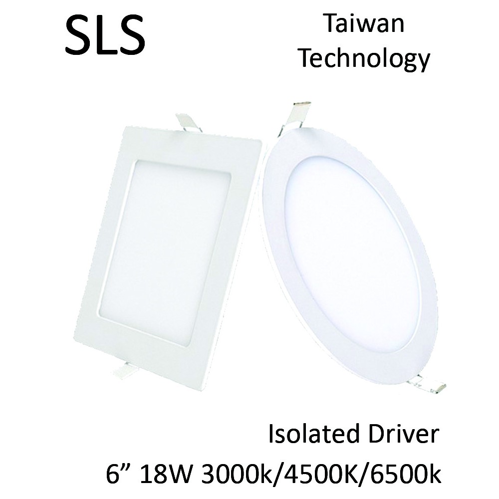 LED Recessed Slim Downlight 6'' 18W (Isolated Driver) | Shopee Philippines