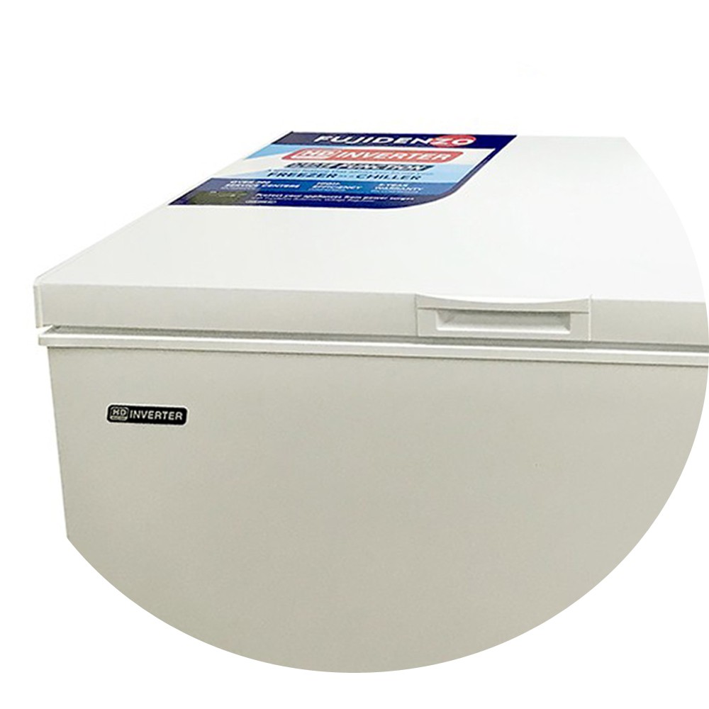 Fujidenzo 7 cu. ft. Inverter Solid Top Chest Freezer with Galvanized ...