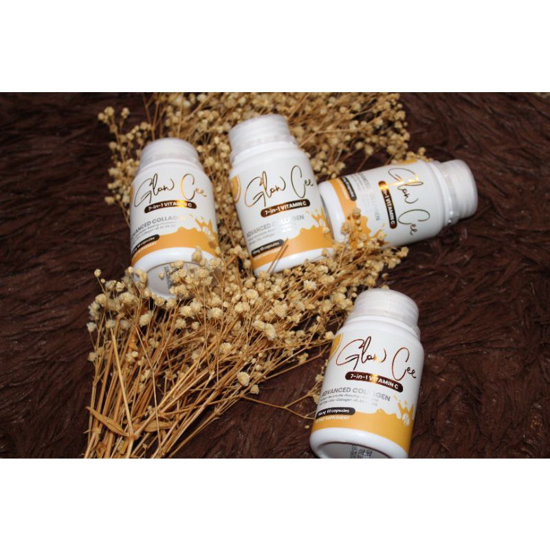 Glow Cee 60 capsules 7-in-1 Non-Acidic Vit C with Collagen, Zinc ...
