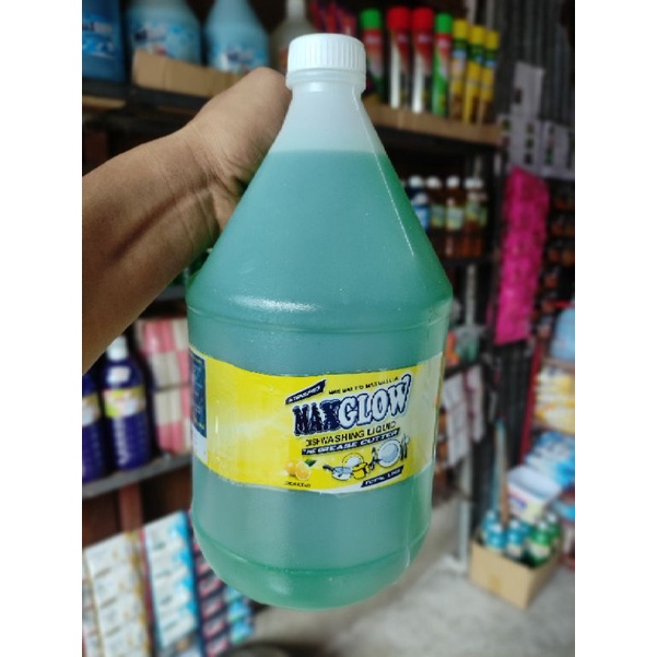 Maxglow Dishwashing Liquid 1 Gallon | Shopee Philippines