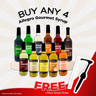 Allegro Gourmet Syrup 750ml | Shopee Philippines