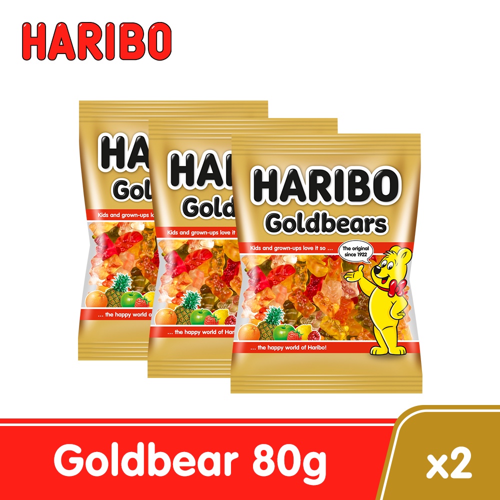 Haribo Goldbear 80g x3 | Shopee Philippines