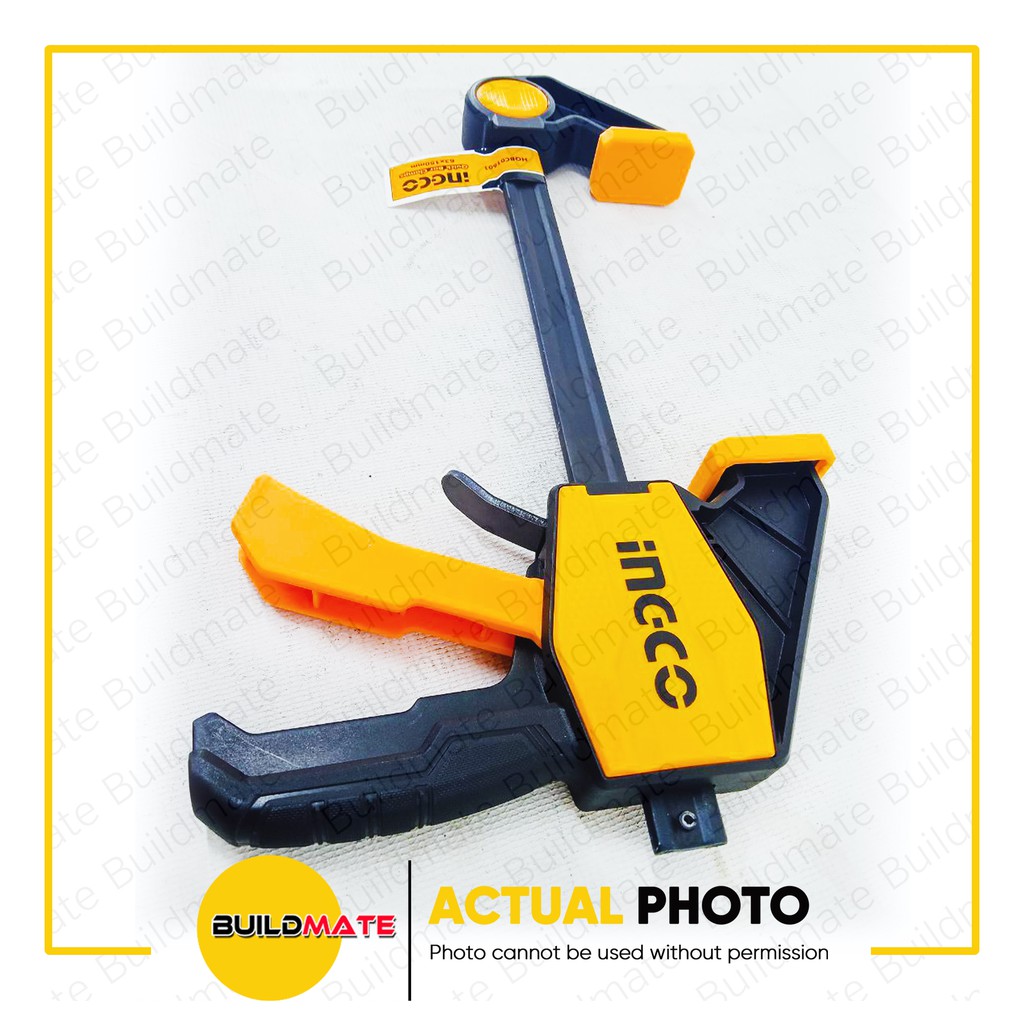 BUILDMATE Ingco Quick Bar Clamp 6" - 18" Inch Quick Ratchet Release ...