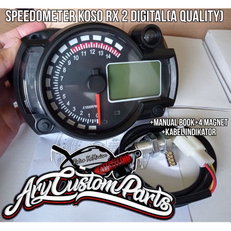 Custom Speedometer RX 2 RX 1 eye glass z100 ktm viar cb 100 s90 benly ...
