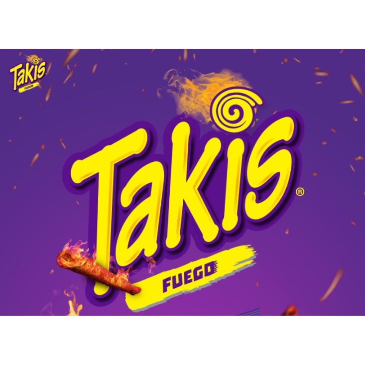 [Takis] Fuego Extreme Spicy Chips Hot Chili Pepper & Lime Tortilla ...