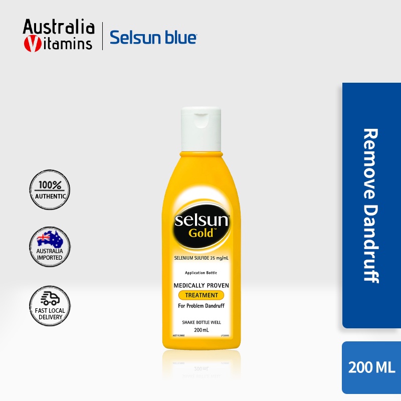 Australia Imported Selsun Gold Treatment Hair Wash Women Shampoo 200mL ...