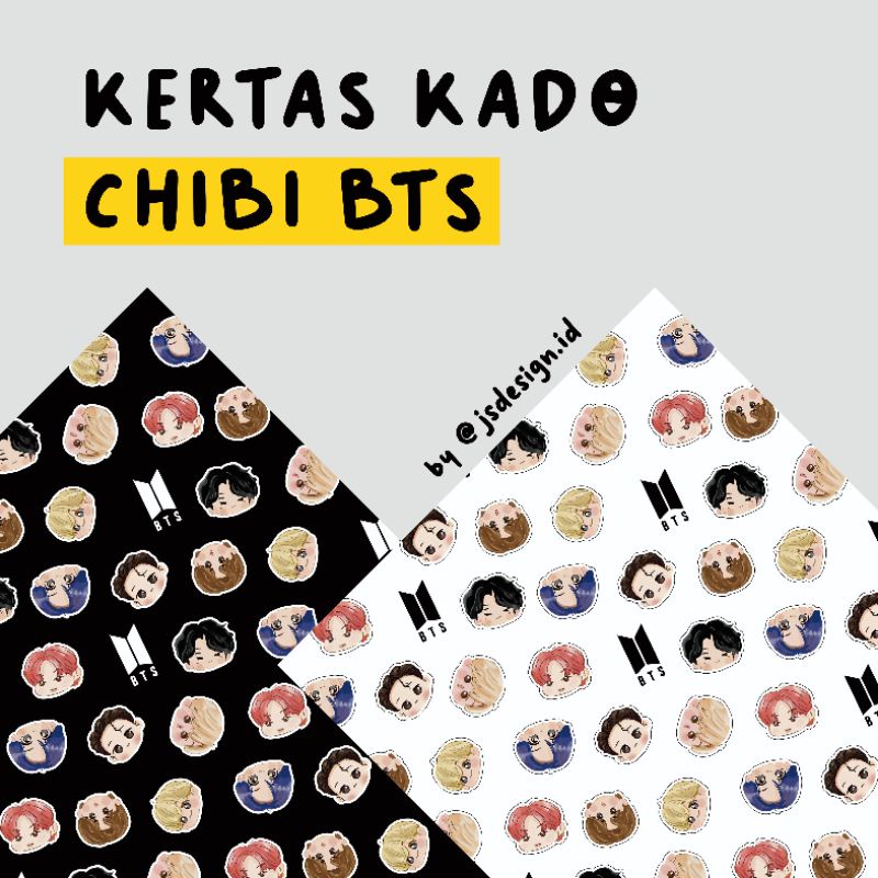 Chibi BTS Gift Paper | Shopee Philippines
