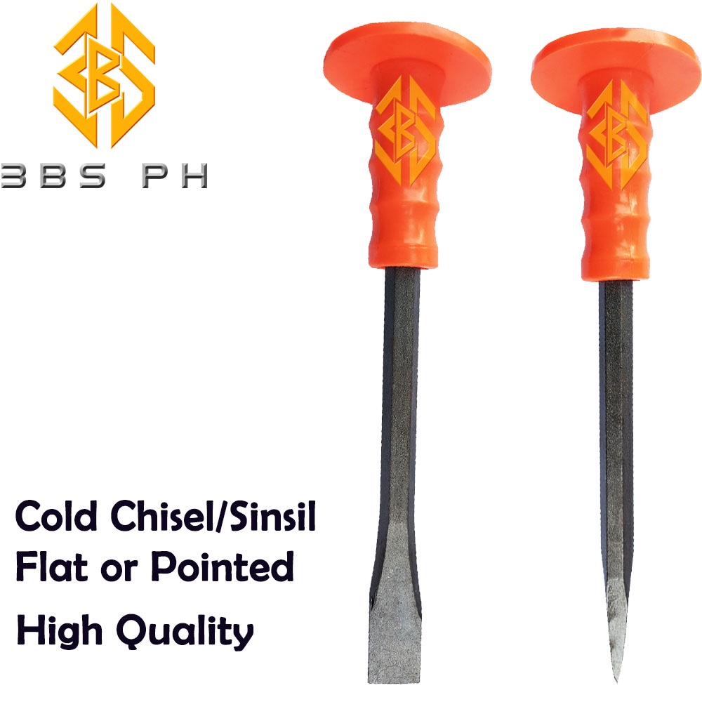 Sinsil Cold Chisel Heavy Duty Rubber Coated Handle I 3BS ph | Shopee ...