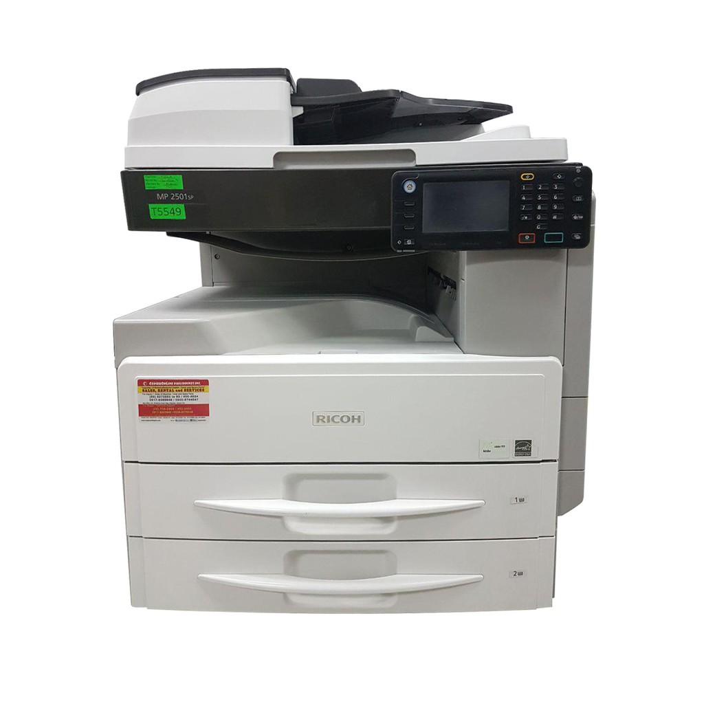 COPIER MACHINE Ricoh Aficio MP2501 (Black & White) Reconditioned ...