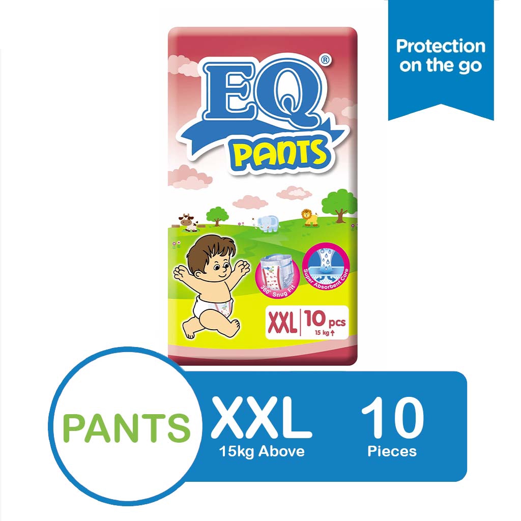 EQ Pants Budget Pack XXL 10's - Pants Baby Diapers | Shopee Philippines