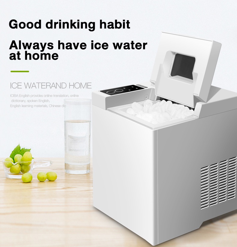 HAILANG Automatic Ice Maker Machine Fast Portable Household Intelligent ...
